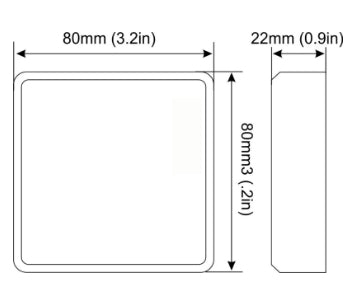 10K_RT_Wall_2 - 10K Type-2 Wall Mount Room Temperature Sensor – DataNab LLC