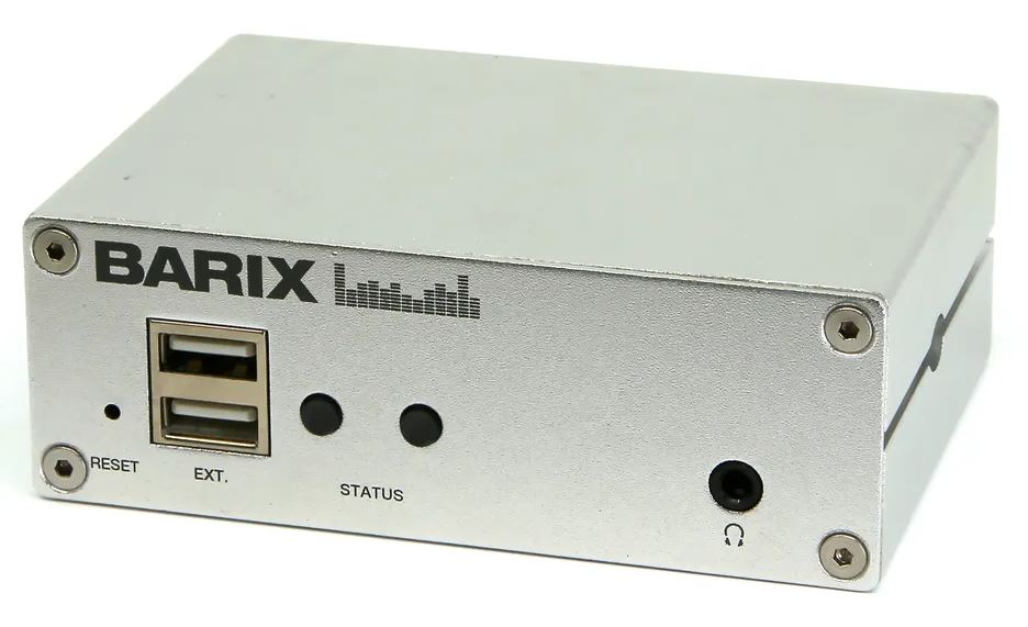 Barix AudioPoint 3.0: Low-latency Audio streaming to iOS and Android a ...